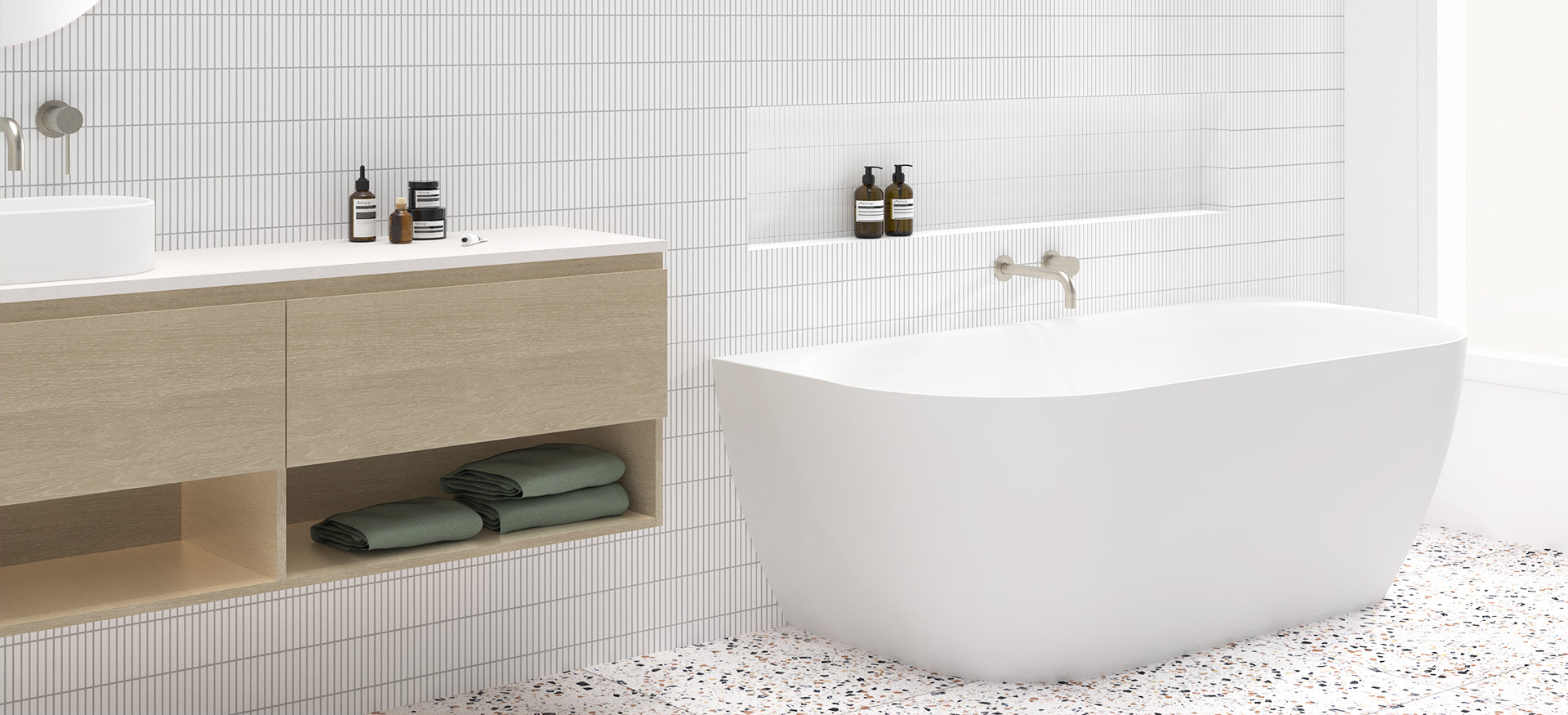 Glacier Back-To-Wall Bath | Architectural Designer Products | ADP
