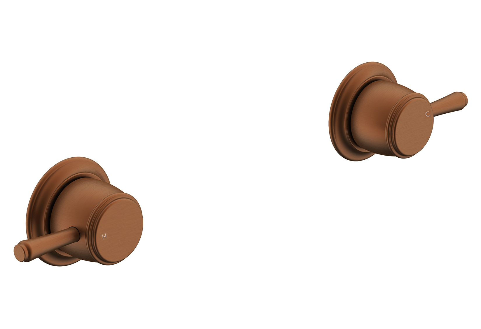 Eternal Wall Top Assembly (pr) Brushed Copper | Architectural Designer ...