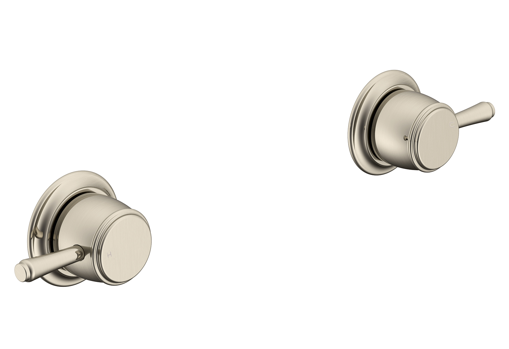 Eternal Wall Top Assembly (pr) Brushed Nickel | Architectural Designer ...