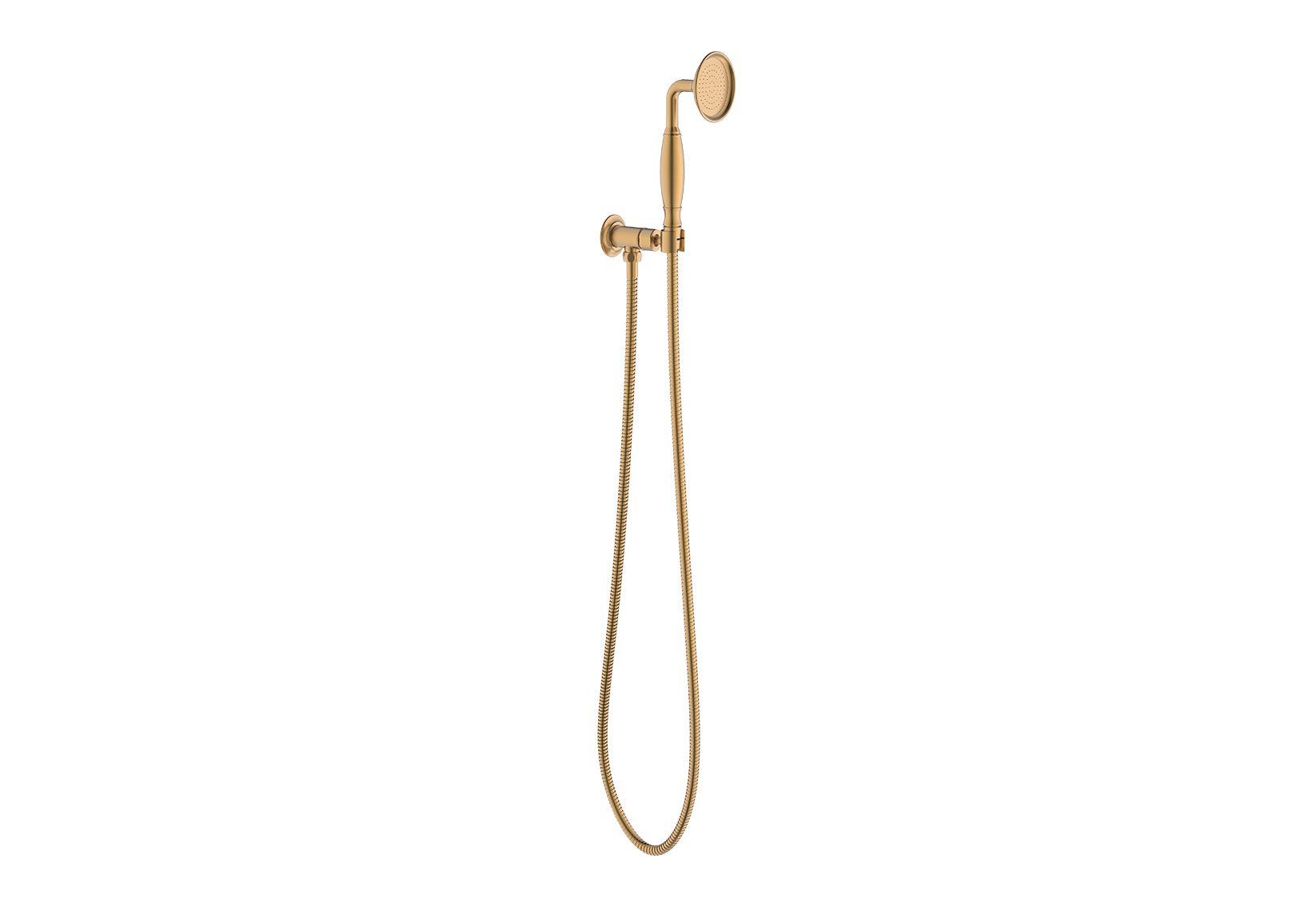 Eternal Hand Shower On Hook Brushed Brass | Architectural Designer ...