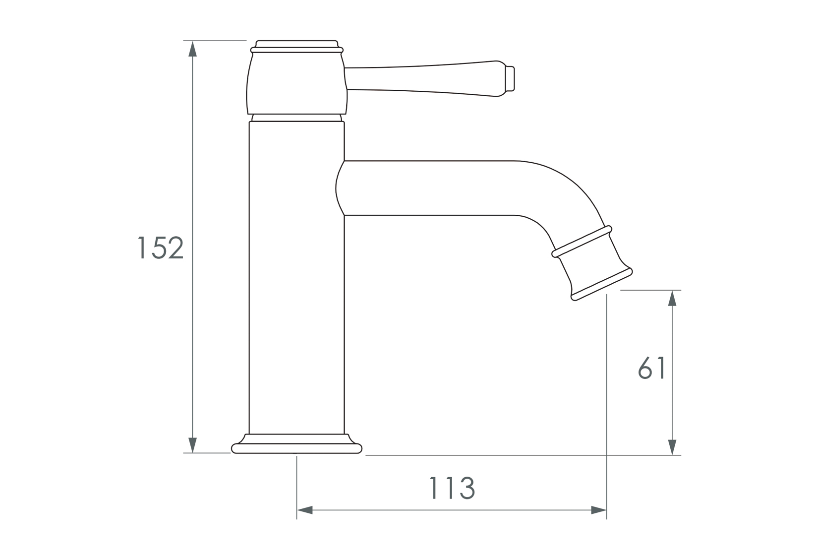 Eternal Basin Mixer Chrome | Architectural Designer Products | ADP